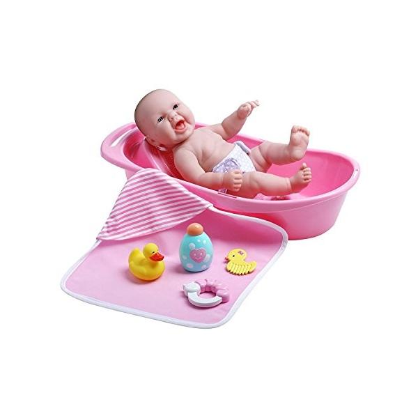 ジェーシートイズ 赤ちゃん おままごと ベビー人形 18370 JC Toys - La Newborn | 10 piece Layette Deluxe Bathtub Gift Set | 12.5" Life-Like Vinyl ...