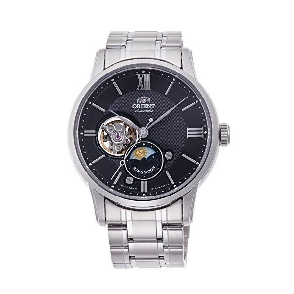 腕時計 オリエント メンズ RN-AS0001B ORIENT Classic Semi Skeleton Sun &amp; Moon Mechanical Watch RN-AS0001B Men's海外限定品を迅速輸入！5〜15営業日...