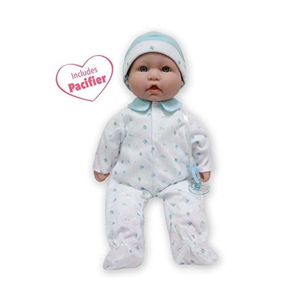 ジェーシートイズ 赤ちゃん おままごと ベビー人形 15029 JC Toys, La Baby 16-inch Blue Washable Soft Body Boy Baby Doll with Accessories - For Ch...