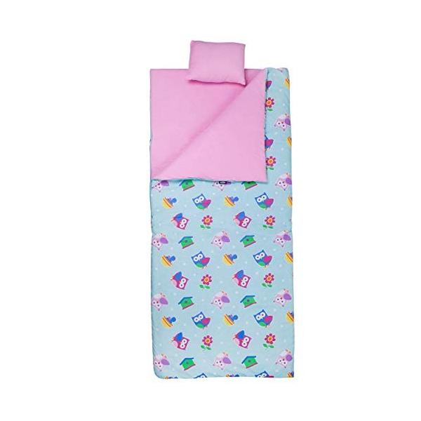 アウトドア キャンプ スリーピングバッグ アメリカ 17407 Wildkin Kids Sleeping Bag ? Roll-Up Design with Storage Bag for School, Travel &amp; Cam...