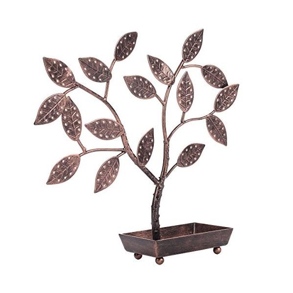 アクセサリスタンド ジュエリー TB-J0115BRZ MyGift Bronze Metal Hanging Jewelry Tree Earring Display Stand, Necklace Bracelet Organizer ...