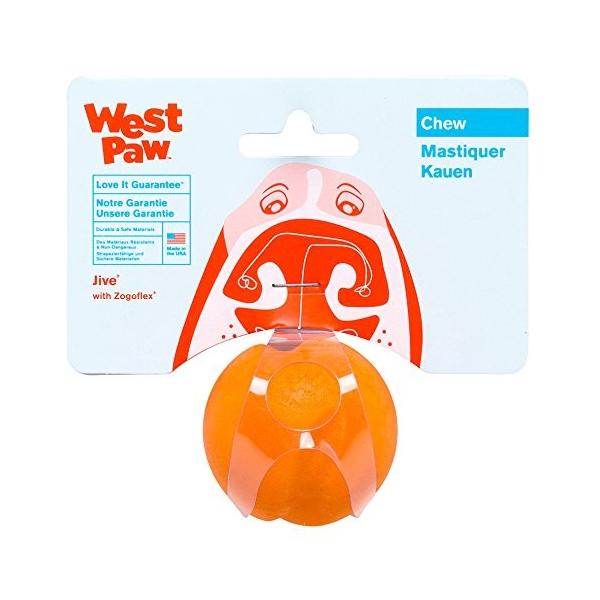 犬おもちゃ ドッグトイ トレーニング ZG069TNG WEST PAW Zogoflex Jive Ball Dog Chew Toy ? Bouncing Toys for Dogs, Fetch, Catch, Chewing, Pl...
