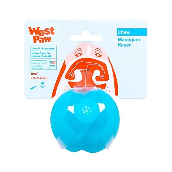 犬おもちゃ ドッグトイ トレーニング ZG071AQA WEST PAW Zogoflex Jive Ball Dog Chew Toy ? Bouncing Toys for Dogs, Fetch, Catch, Chewing, Pl...