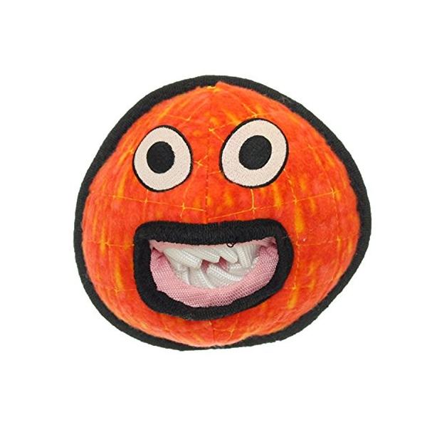 犬おもちゃ ドッグトイ トレーニング T-A-Ball-Red TUFFY - World's Tuffest Soft Dog Toy - Alien Ball Red - Squeakers - Multiple Layers. Mad...