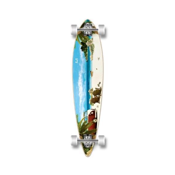 ロングスケートボード スケボー 海外モデル 直輸入 01060P-Getaway-40" Yocaher Punked Graphic Pintail Complete Longboard Skateboard, Getaway, 40 x...