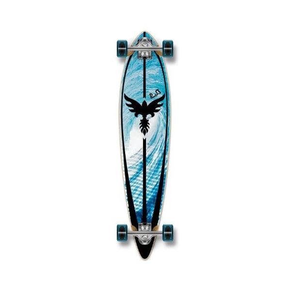 ロングスケートボード スケボー 海外モデル 直輸入 01060P-Tsunami-40" YOCAHER Blank Complete Longboard Pintail Skateboard - Tsunami, 40 x 9-Inch海...