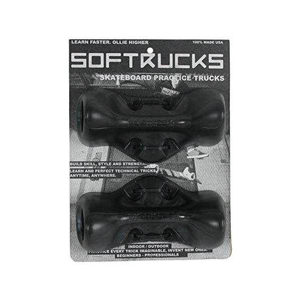 トラック スケボー スケートボード 海外モデル 直輸入 TR-SFTR-BLK Softrucks Pair Skateboard Trucks (Set of 2), Black, One Size (TR-SFTR-BLK)海外限定品を...