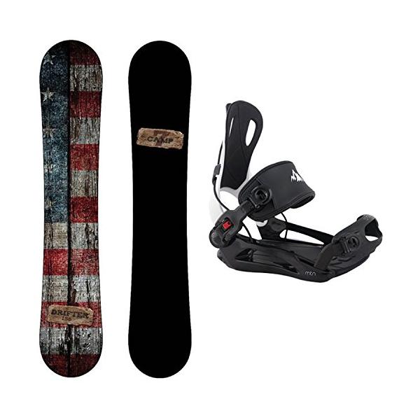 スノーボード ウィンタースポーツ キャンプセブン 2017年モデル2018年モデル多数 driftermtn10 Package-Camp Seven Drifter CRCX 2018 Snowboard-156 cm-System MT...