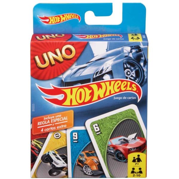 ホットウィール マテル ミニカー ホットウイール BGG53 Hot Wheels UNO Matching Card Game Featuring 112 Cards with Hot Wheels Graphics, Game Nigh...