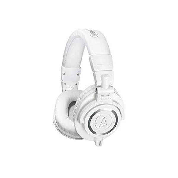 DJヘッドホン ヘッドフォン 海外 輸入 AUD ATHM50XWH Audio-Technica ATH-M50xWH Professional Studio Monitor Headphones, White海外限定品を迅速輸入！5〜1...