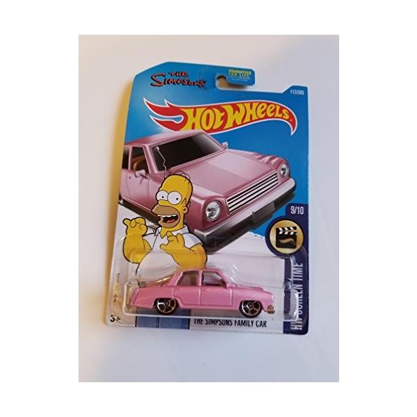 ホットウィール マテル ミニカー ホットウイール DTX37 Hot Wheels 2017 HW Screen Time The Simpsons Family Car 112/365, Pink海外限定品を迅速輸入！5〜15営業日にて発...