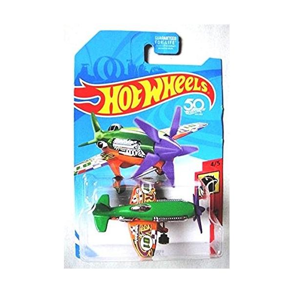 ホットウィール マテル ミニカー ホットウイール FJX53-D9C0A Hot Wheels 2018 HW Daredevils Mad Propz (Airplane), Green and Orange海外限定品を迅速輸入！5〜15...