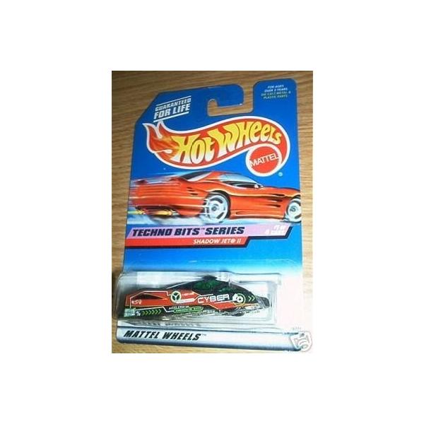 ホットウィール Hot Wheels テクノビッツシリーズ ブラックシャドウジェットII マテルホイール ダイキャストカーホットウィール マテル ミニカー ホットウイール 1 Hot Wheels Mattel 1998 1:64 Scal...