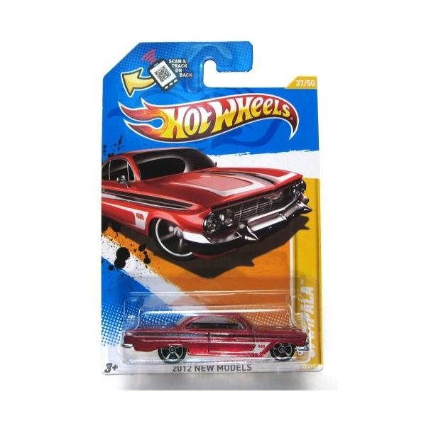 ホットウィール マテル ミニカー ホットウイール V5617 Hot Wheels 2012 New Models '61 Impala 37 of 50 Red海外限定品を迅速輸入！5〜15営業日にて発送します。商品名（自動翻訳）：ホット...