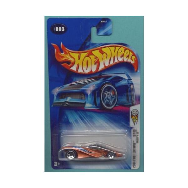 ホットウィール マテル ミニカー ホットウイール B3527-0714C Hot Wheels Mattel 2004 First Editions 1:64 Scale Gold Swoopy Do Die Cast Car #003海外...