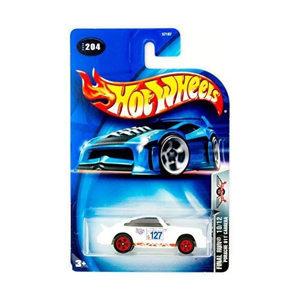 ホットウィール マテル ミニカー ホットウイール 57187 Hot Wheels 2003 Final Run Porsche 911 Carrera 10/12 WHITE #204 1:64 Scale海外限定品を迅速輸入！5〜15営...