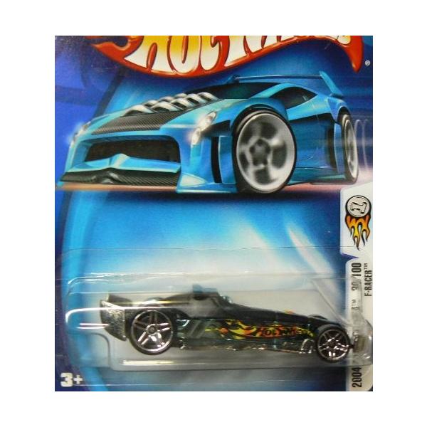 ホットウィール マテル ミニカー ホットウイール 5896995 Mattel Hot Wheels 2004 First Editions 1:64 Scale Black F-Racer Die Cast Car #030海外限定品を迅...