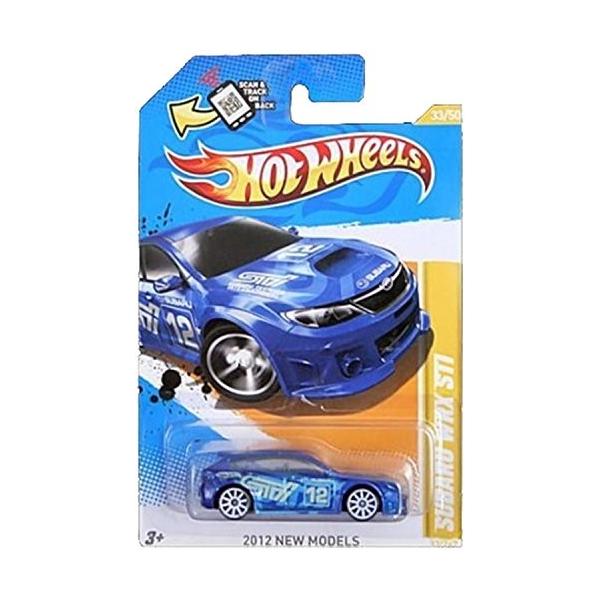 ホットウィール マテル ミニカー ホットウイール V5321 Hot Wheels Subaru WRX STI 2012 New Models Series Blue Subaru WRX STI with White Rims 1:64...