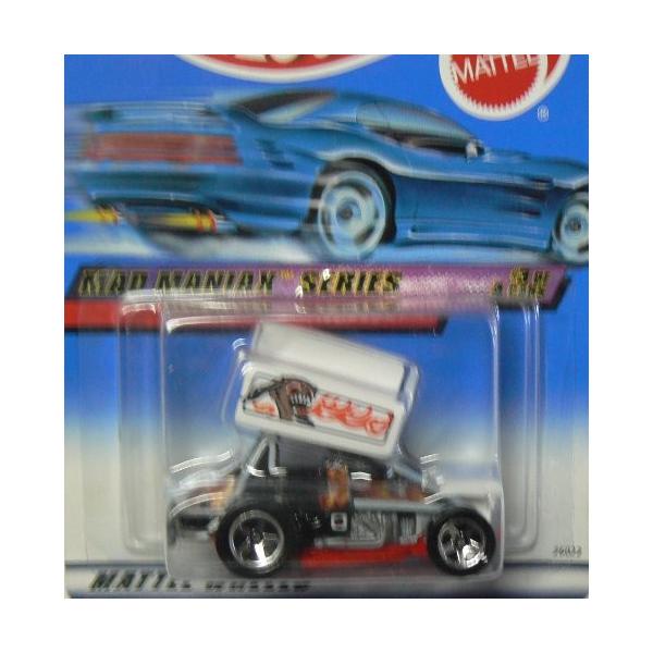 ホットウィール マテル ミニカー ホットウイール  Mattel Hot Wheels MAD MANIAK Series: SLIDEOUT: Blk.White/Red 1:64 Scale Die Cast Car #3 of 4: ...