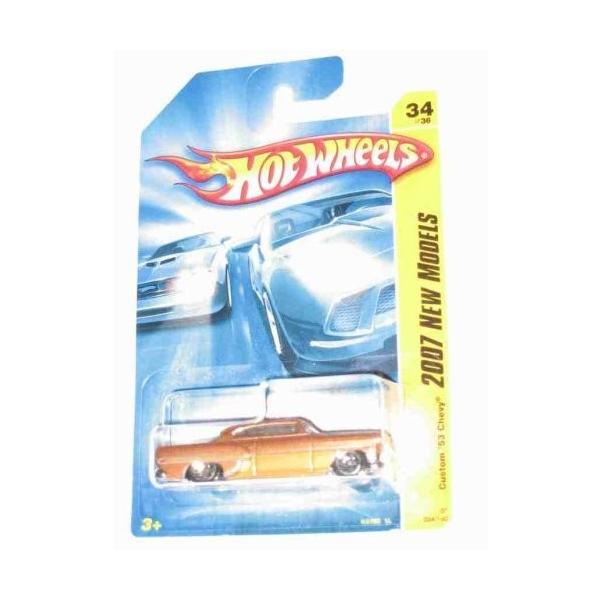 ホットウィール マテル ミニカー ホットウイール 43224-4544 Hot Wheels 2007 New Models -#34 Custom '53 Chevy Bronze K-Mart Exclusive Collectible...