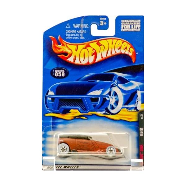 ホットウィール マテル ミニカー ホットウイール 50094 2001 - Mattel - Hot Wheels - Rat Rods Series 3 of 4 - Phaeton (Matte Brown) Flame Graphic...