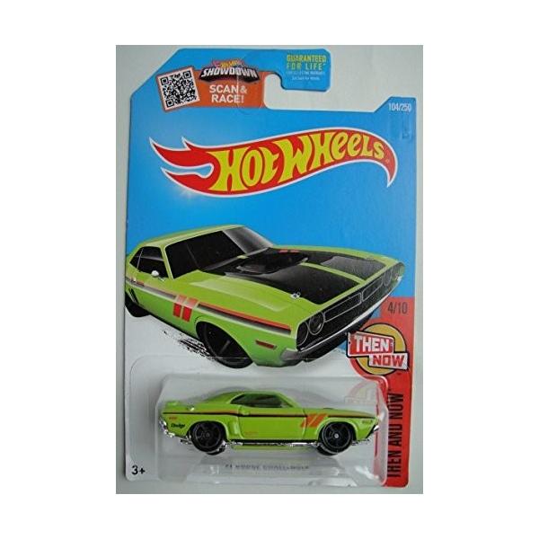 ホットウィール マテル ミニカー ホットウイール DHY06-D9B0F Hot Wheels Then and Now 4/10, Green '71 Dodge Challenger 104/250海外限定品を迅速輸入！5〜15営業日に...