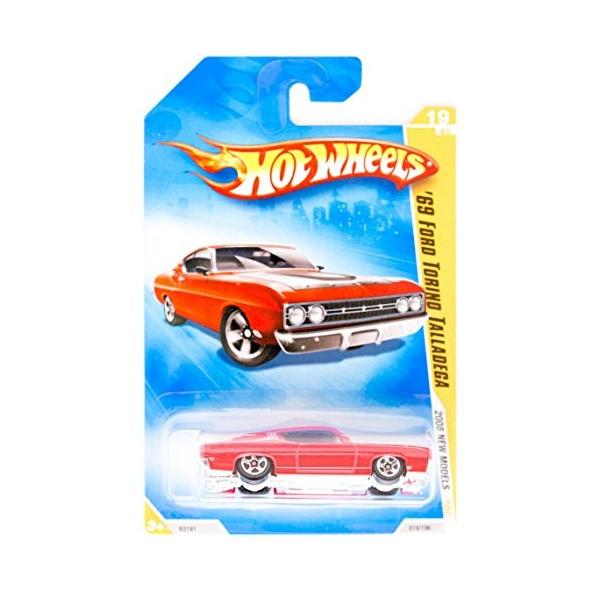 ホットウィール マテル ミニカー ホットウイール 43224-6849 Hot Wheels 2008 New Models Red '69 Ford Torino Talladega w/ 5SPs #019 (19 of 40) 1:6...