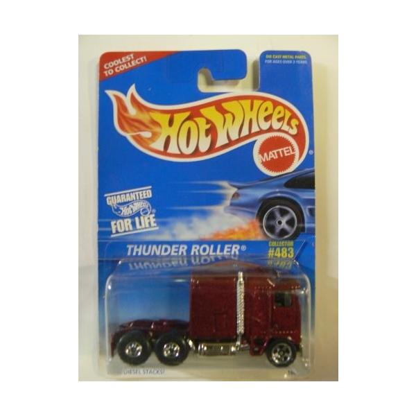 ホットウィール マテル ミニカー ホットウイール  Hot Wheels Thunder Roller on "Coolest to Collect" Card Variant. Collector #483海外限定品を迅速輸入！5〜15営...