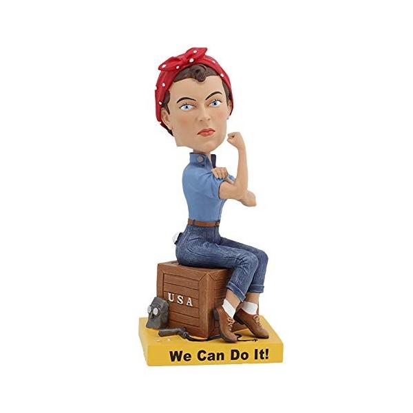 ロイヤルボブルズ Royal Bobbles ロージー・ザ・リベッター Rosie The Riveter ボブルヘッド人形 We Can Do It! ポスターイメージボブルヘッド バブルヘッド 首振り人形 ボビンヘッド BOBBLEHE...