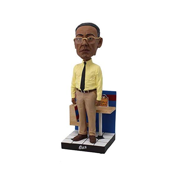 ボブルヘッド バブルヘッド 首振り人形 ボビンヘッド BOBBLEHEAD BCS GUS Royal Bobbles Better Call Saul Gus Fring Collectible Bobblehead Statue海外限定...