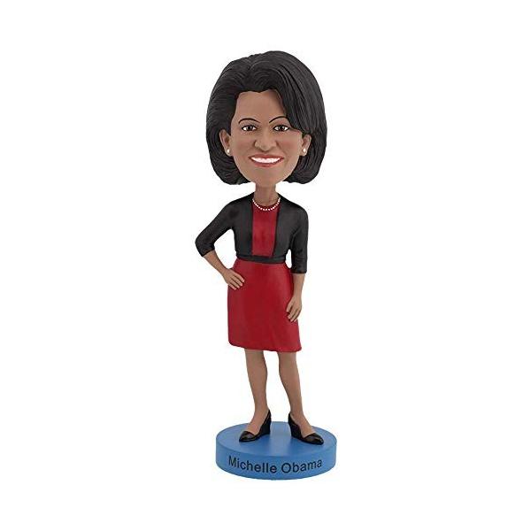 ボブルヘッド バブルヘッド 首振り人形 ボビンヘッド BOBBLEHEAD Michelle Obama Bobblehead Royal Bobbles Michelle Obama Bobblehead, Premium Polyres...