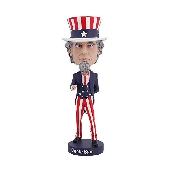 ボブルヘッド バブルヘッド 首振り人形 ボビンヘッド BOBBLEHEAD FBA_RB1028 Royal Bobbles Uncle Sam Bobblehead, Premium Polyresin Lifelike Figure, ...