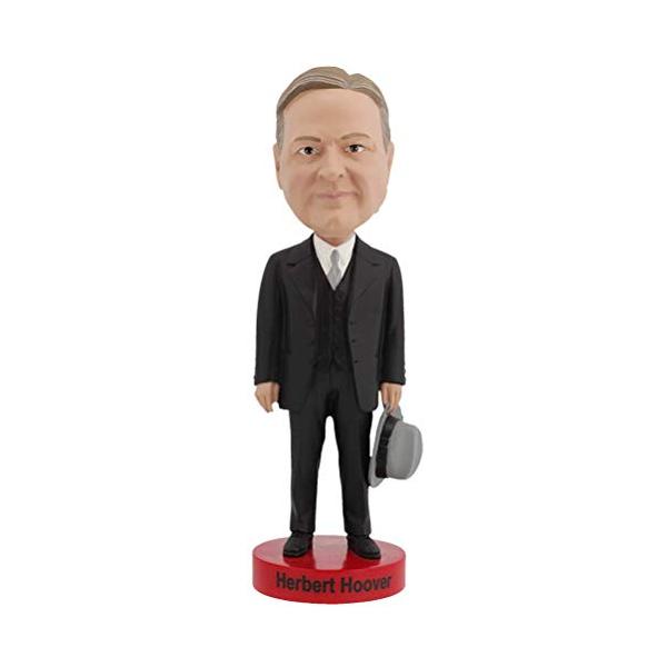 ボブルヘッド バブルヘッド 首振り人形 ボビンヘッド BOBBLEHEAD 48568 Royal Bobbles Herbert Hoover Bobblehead, Premium Polyresin Lifelike Figure, ...