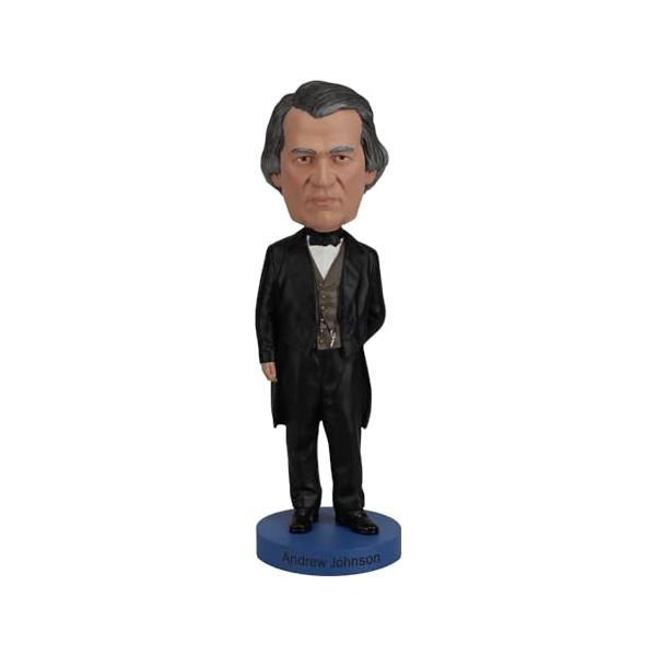 ボブルヘッド バブルヘッド 首振り人形 ボビンヘッド BOBBLEHEAD 1140 Royal Bobbles Andrew Johnson 17th President of The United States Collectible ...