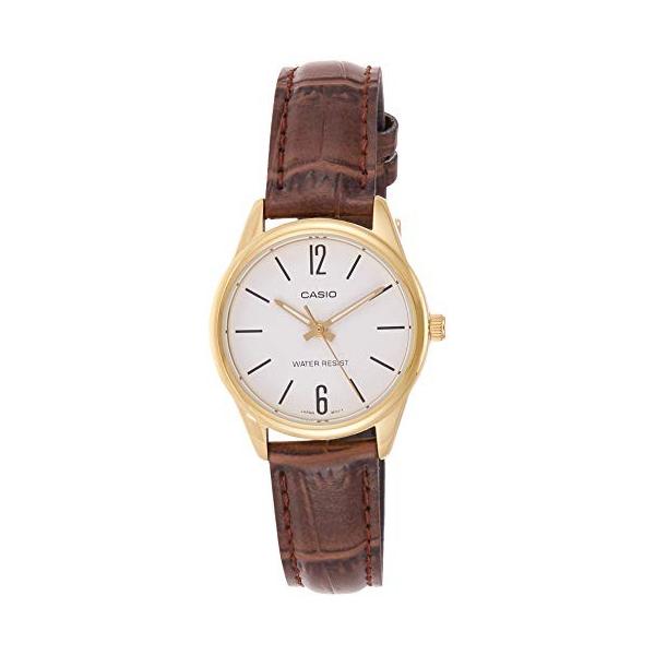 腕時計 カシオ レディース 逆輸入 日本 メイドインジャパン アメリカ アウトドアウォッチ特集 LTP-V005GL-7BUDF Casio #LTP-V005GL-7B Women's Standard Gold Tone Leather...