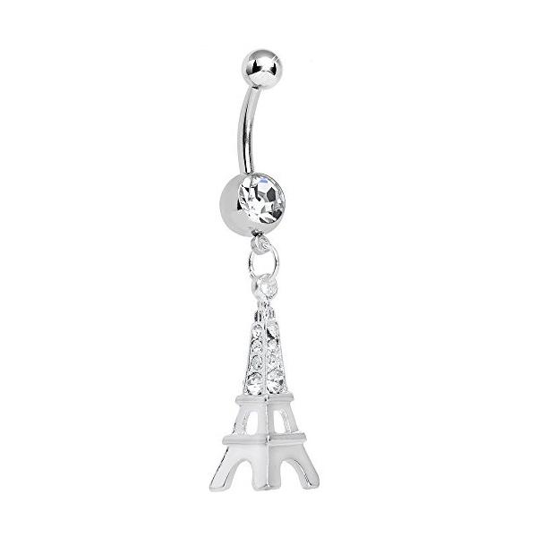 ボディキャンディー ボディピアス アメリカ 日本未発売 ウォレット ブランド かわいい 綺麗 49769 Body Candy Clear Elegant Eiffel Tower Dangle Belly Ring海外限定品を迅速輸入！5...