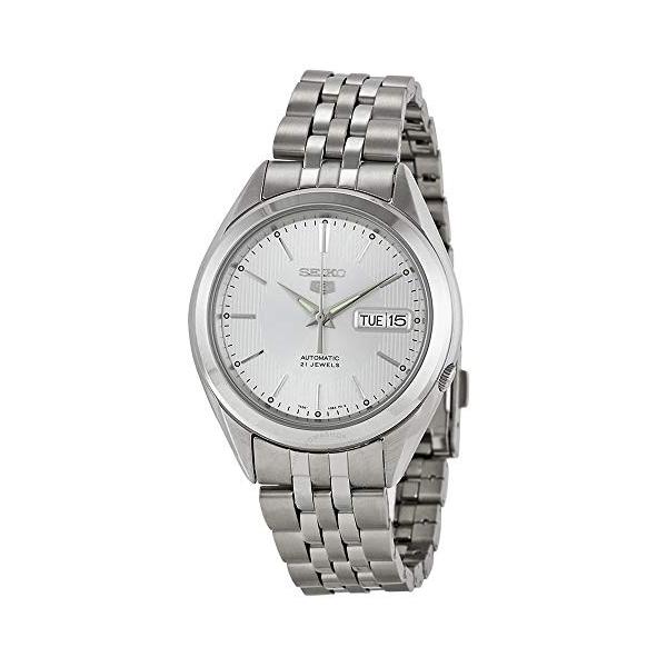 腕時計 セイコー メンズ SNKL15K1 Seiko 5 SNKL15 Men's Stainless Steel Silver Dial Self Winding Automatic Watch海外限定品を迅速輸入！5〜15営業日にて発...