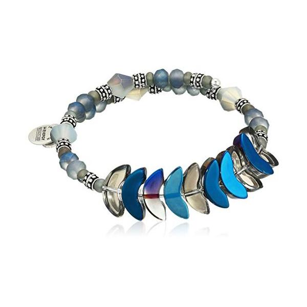 アレックスアンドアニ アメリカ アクセサリー ブランド かわいい おしゃれ  V18WDRRS Alex and Ani Women's Deity Wrap River Bracelet, Rafaelian Silver海外限定品を迅速...