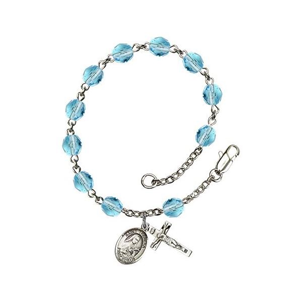 Bonyak Jewelry ブレスレット ジュエリー アメリカ アクセサリー ブランド かわいい おしゃれ デンマーク コペンハーゲン  RB6000AQS-9106 St. Theresa Silver Plate Rosary Bra...