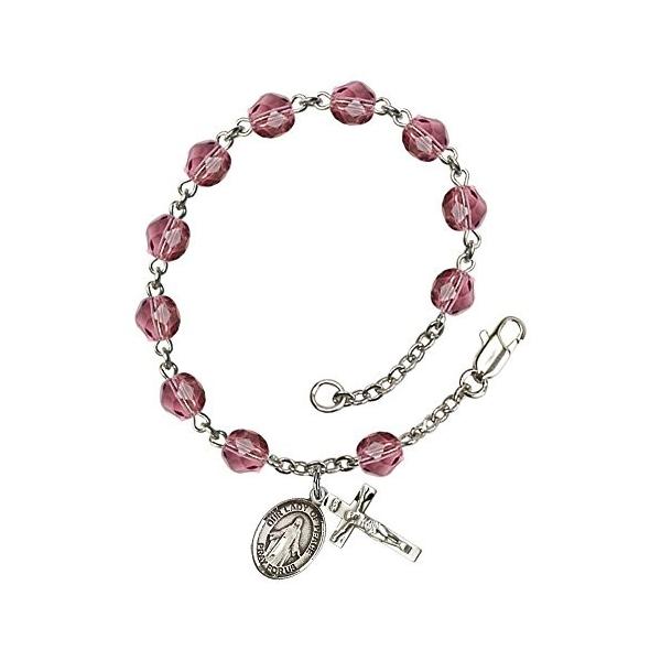 Bonyak Jewelry ブレスレット ジュエリー アメリカ アクセサリー ブランド かわいい おしゃれ デンマーク コペンハーゲン  RB6000AMS-9245 Our Lady of Peace Silver Plate Rosa...