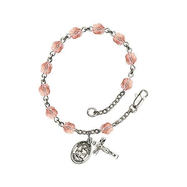 Bonyak Jewelry ブレスレット ジュエリー アメリカ アクセサリー ブランド かわいい おしゃれ デンマーク コペンハーゲン  RB6000PKS-9358 St. John Licci Silver Plate Rosary ...