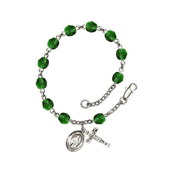 Bonyak Jewelry ブレスレット ジュエリー アメリカ アクセサリー ブランド かわいい おしゃれ デンマーク コペンハーゲン  RB6000EMS-9110 St. Veronica Silver Plate Rosary Br...