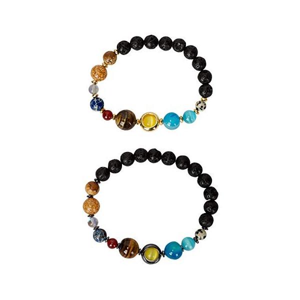 SPUNKYsoul ブレスレット アクセサリー ブランド かわいい おしゃれ  43390-28915 SPUNKYsoul Solar System Earth Planets Bracelet Universe Galaxy Coup...