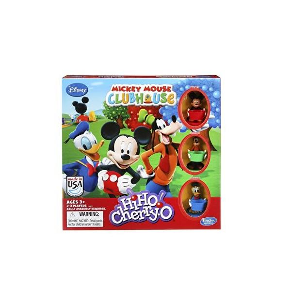 ボードゲーム 英語 アメリカ 海外ゲーム A8851 Hasbro Gaming Hi Ho Cherry-O Game Disney Mickey Mouse Clubhouse Edition (Amazon Exclusive)海外限...