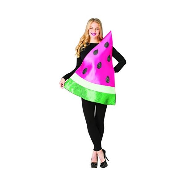 コスプレ衣装 コスチューム その他 GC6186 Rasta Imposta Halloween Costume Watermelon Fruit Slice, Front Print Tunic, Adult One Size Fits ...