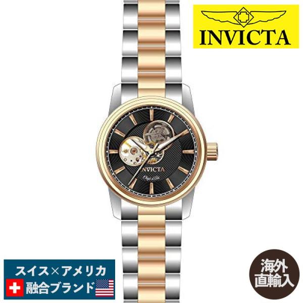 腕時計 インヴィクタ インビクタ レディース I-27563 Invicta Objet D Art Automatic Black Dial Men's Watch 27563海外限定品を迅速輸入！5〜15営業日にて発送します。商品名（自...