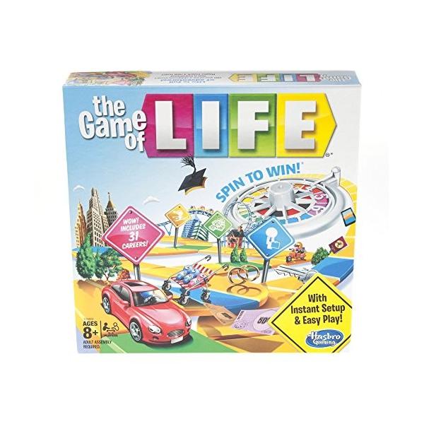 ボードゲーム 英語 アメリカ 海外ゲーム C3893 Hasbro Gaming The Game of Life Board Game, Family Games for Kids Ages 8+, Includes 31 Careers...