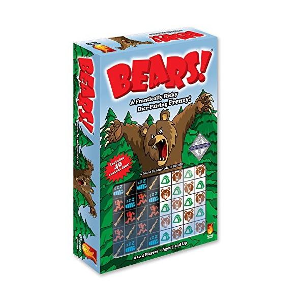 ボードゲーム 英語 アメリカ 海外ゲーム 3001FSD Bears - an Exciting Board Game for Family Fun ? A Fast-Paced Dice Pairing Game for 2-4 Play...