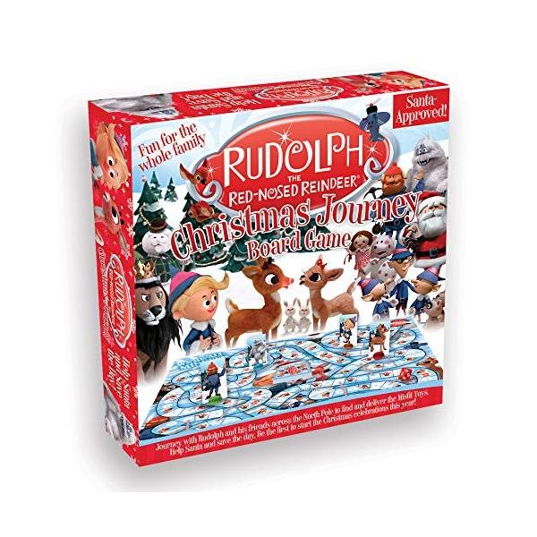 ボードゲーム 英語 アメリカ 海外ゲーム 97001 AQUARIUS Rudolph The Red-Nosed Reindeer Board Game - Fun Family Christmas Gift for Kids &amp;...