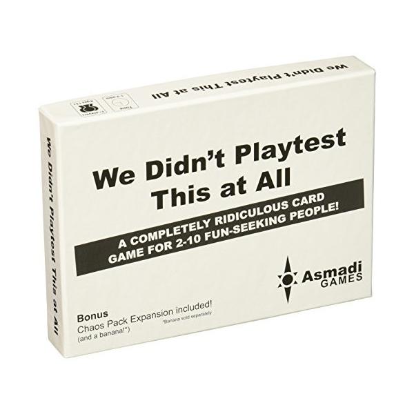 ボードゲーム 英語 アメリカ 海外ゲーム ASI99230 Asmadi Games We Didn't Playtest This at All - with Chaos Pack海外限定品を迅速輸入！5〜15営業日にて発送します。商品名...